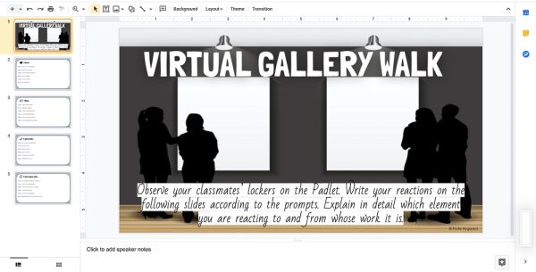 How to do a Virtual Gallery Walk using Padlet - Profe Nygaard