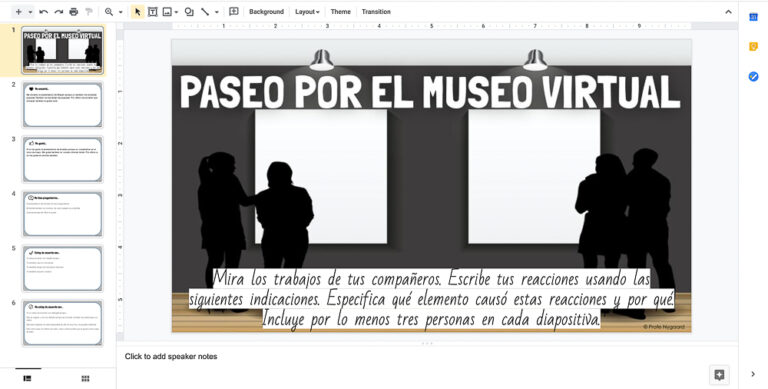 How to do a Virtual Gallery Walk using Padlet - Profe Nygaard