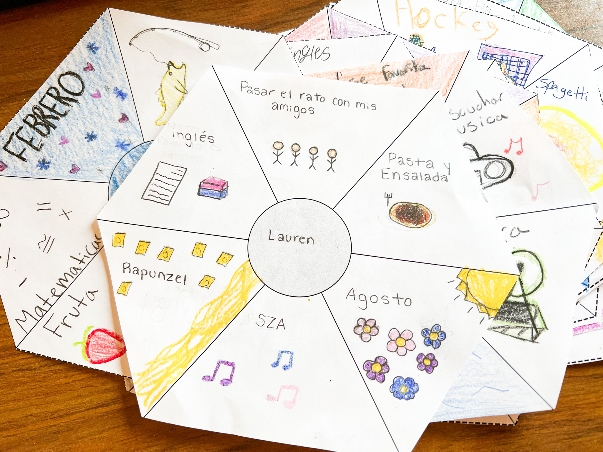 Hexagon Connect Icebreaker for Spanish class - Profe Nygaard