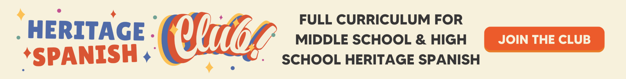 Back-to-school Resources for Spanish Heritage Speakers Class - Profe ...